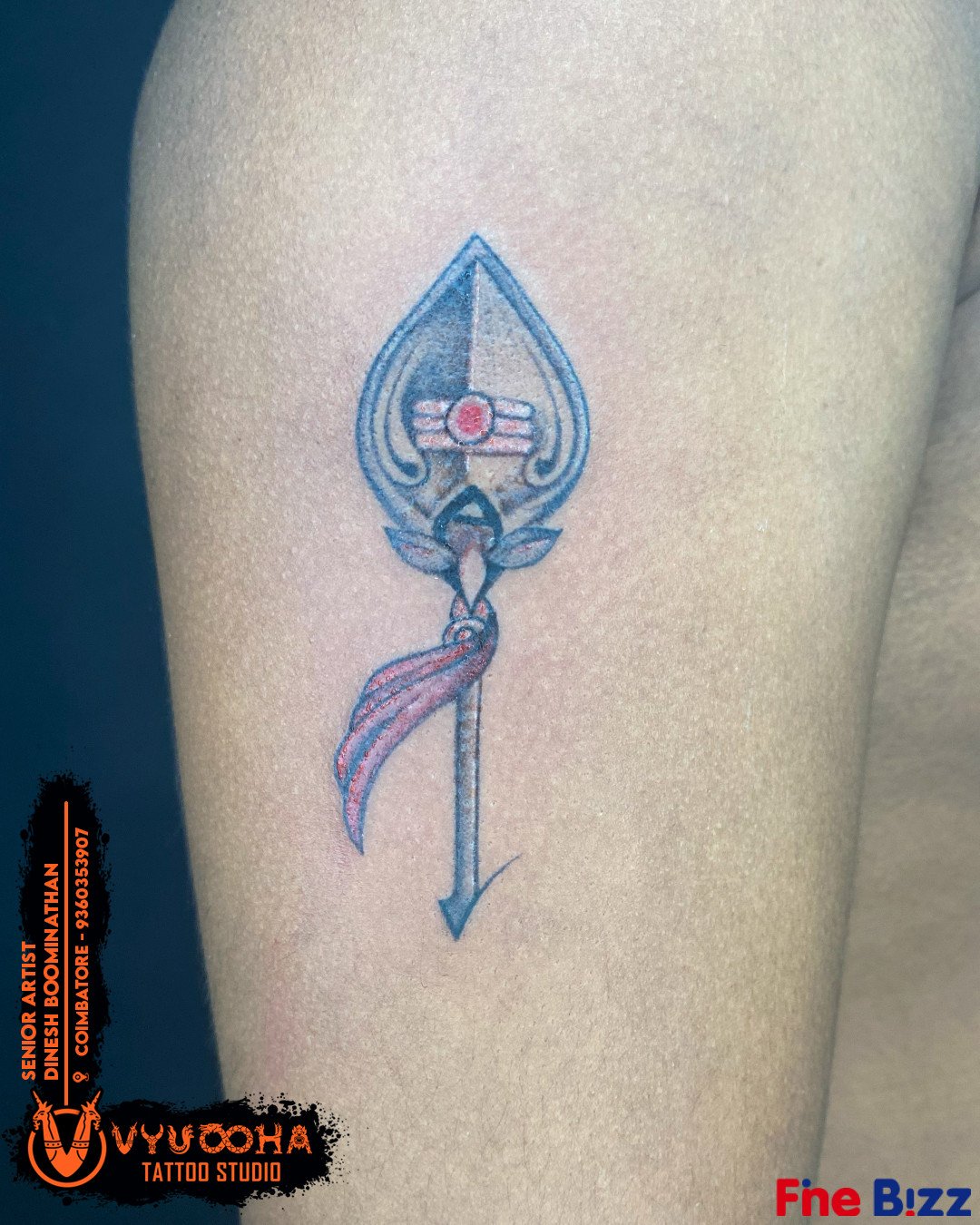 Lord Murugan Vel Tattoo Design – Divine Symbol of Strength and Victory ...